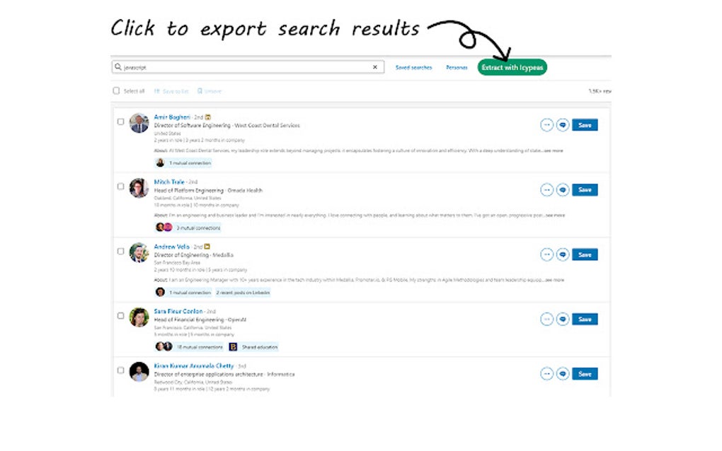 Sales Navigator Extractor สำหรับ Google Chrome - ส่วนขยาย ดาวน์โหลด