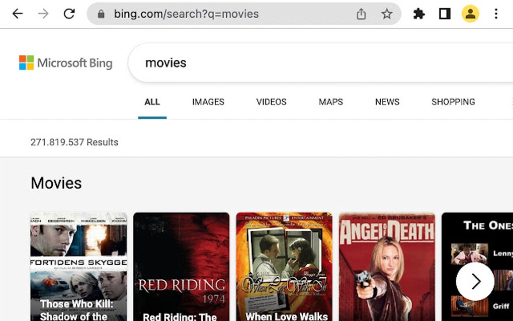 Movies Search Web | Default Search for Google Chrome - Extension Download