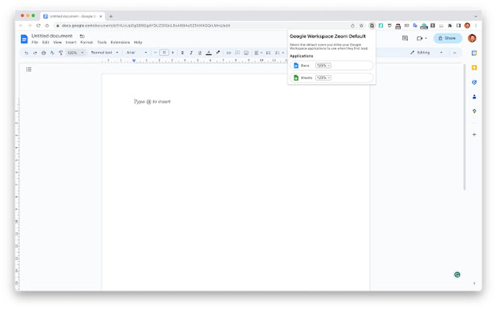 Google Workspace Zoom Default for Google Chrome - Extension Download