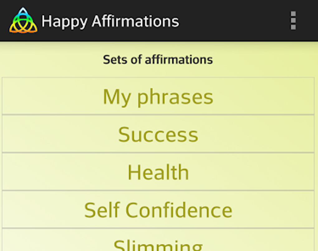 Аffirmations for Happy for Android - Download