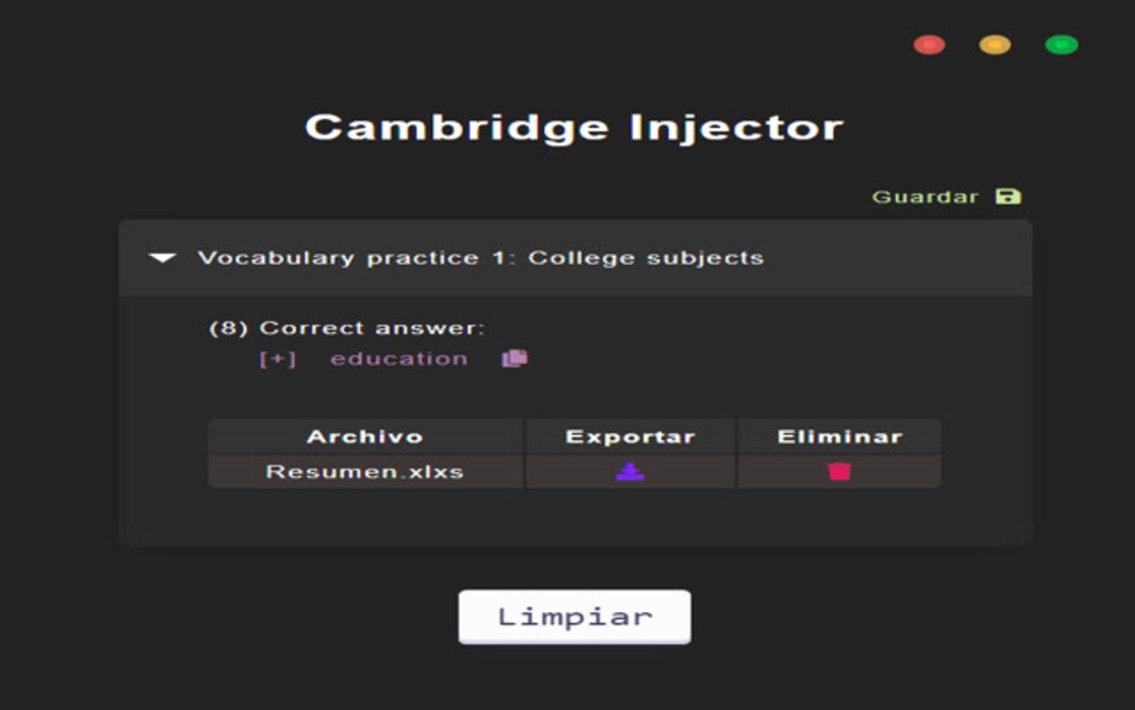 Cambridge Injector per Google Chrome - Estensione Download
