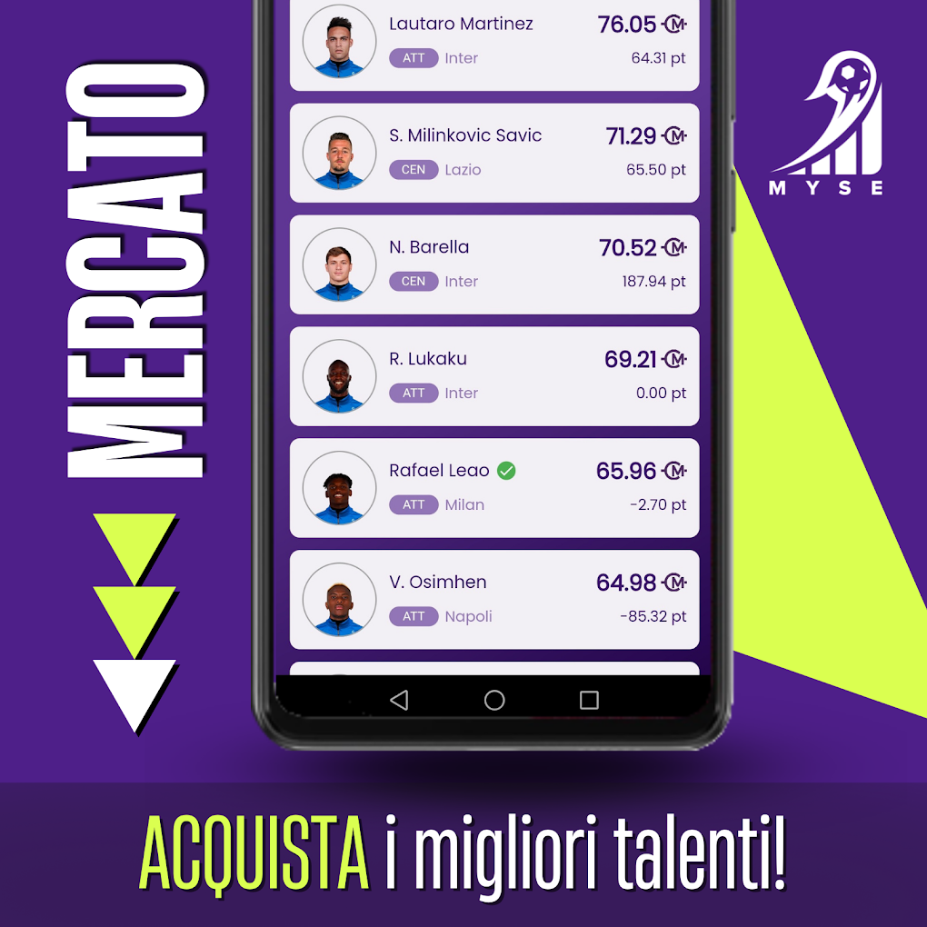 Myse: My Sport Exchange para Android - Descargar