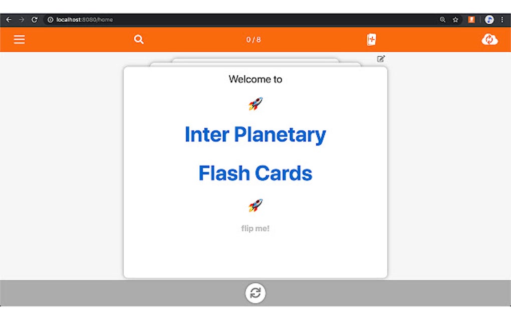 Inter Planetary Flash Cards - Extension for Google Chrome - Extension ...