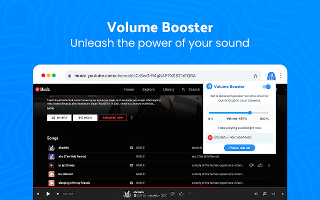Volume Booster for Google Chrome - 拡張機能 無料・ダウンロード