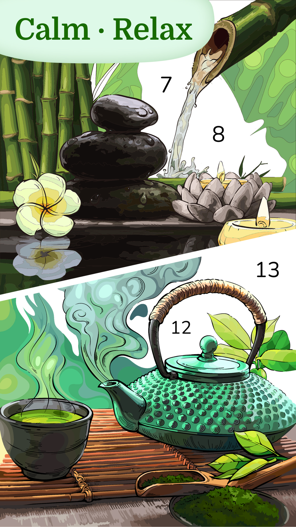 Zen Color Color By Number Per IPhone Download Zen Color Color By Number Per IPhone Download