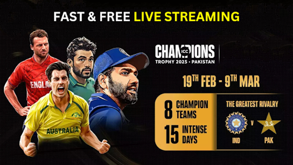 Android 용 Live Cricket TV HD: Streaming - 다운로드