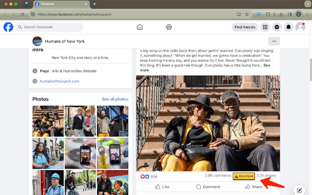 Facebook Comment Exporter für Google Chrome - Erweiterung Download