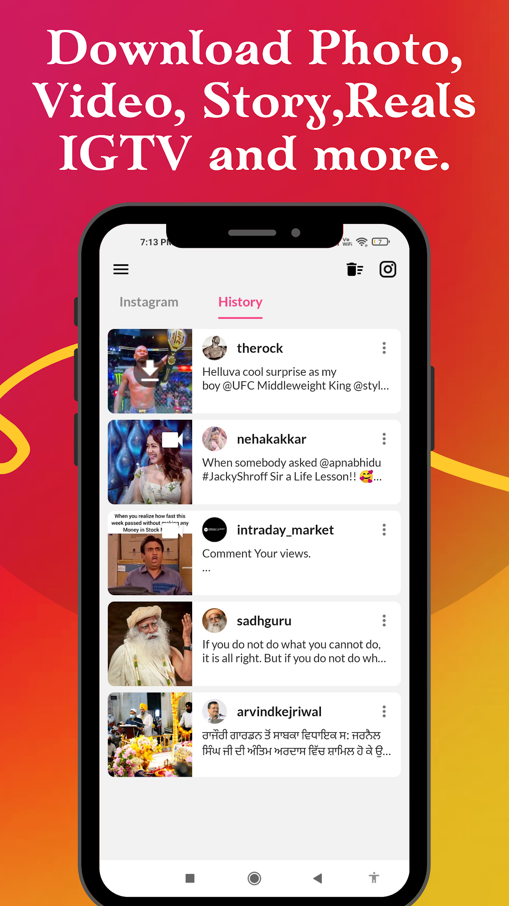 Video Downloader for Instagram InstaDownloader for Android - Download
