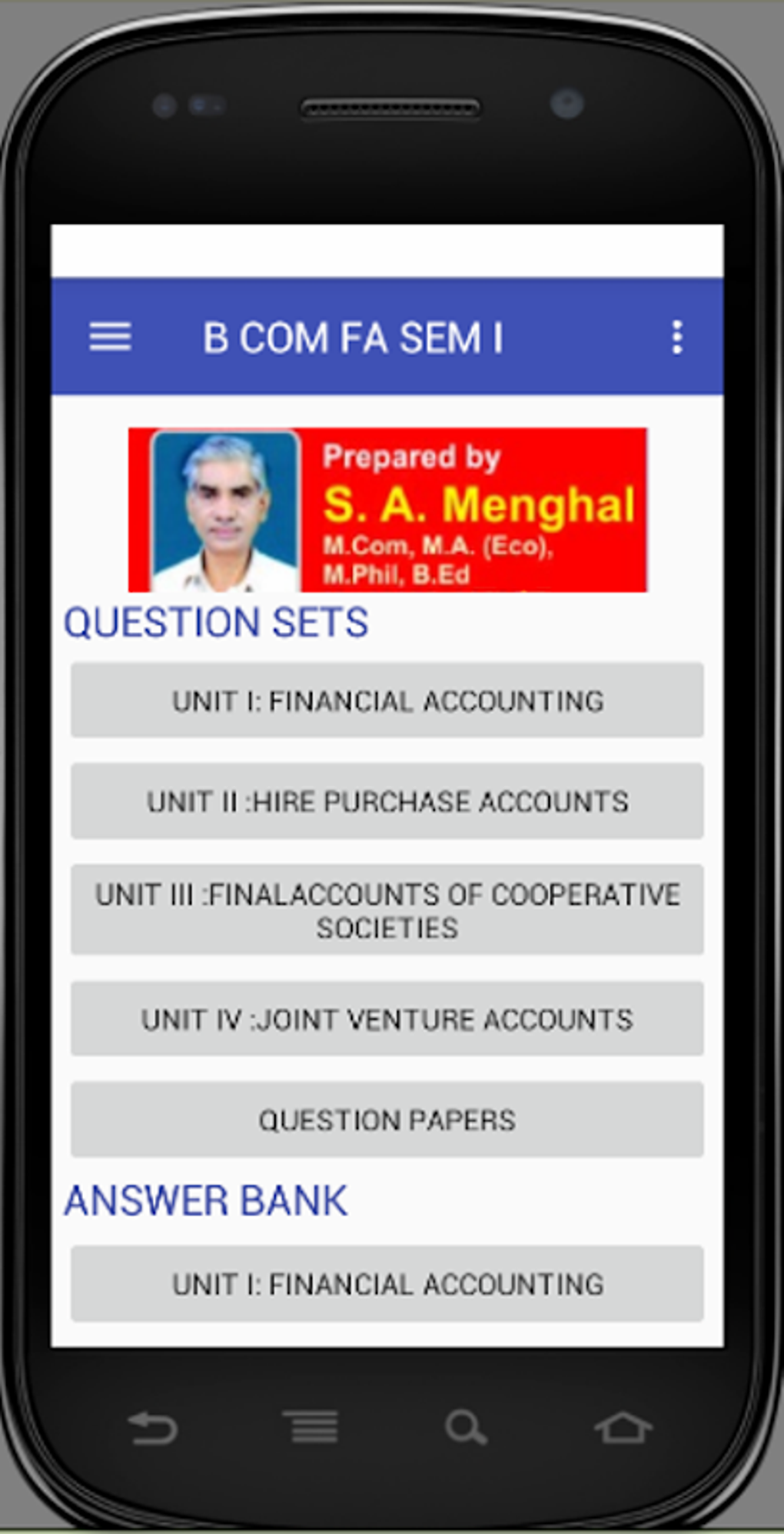 B COM FINANCIAL ACCOUNTING NAGPUR APK for Android - Download