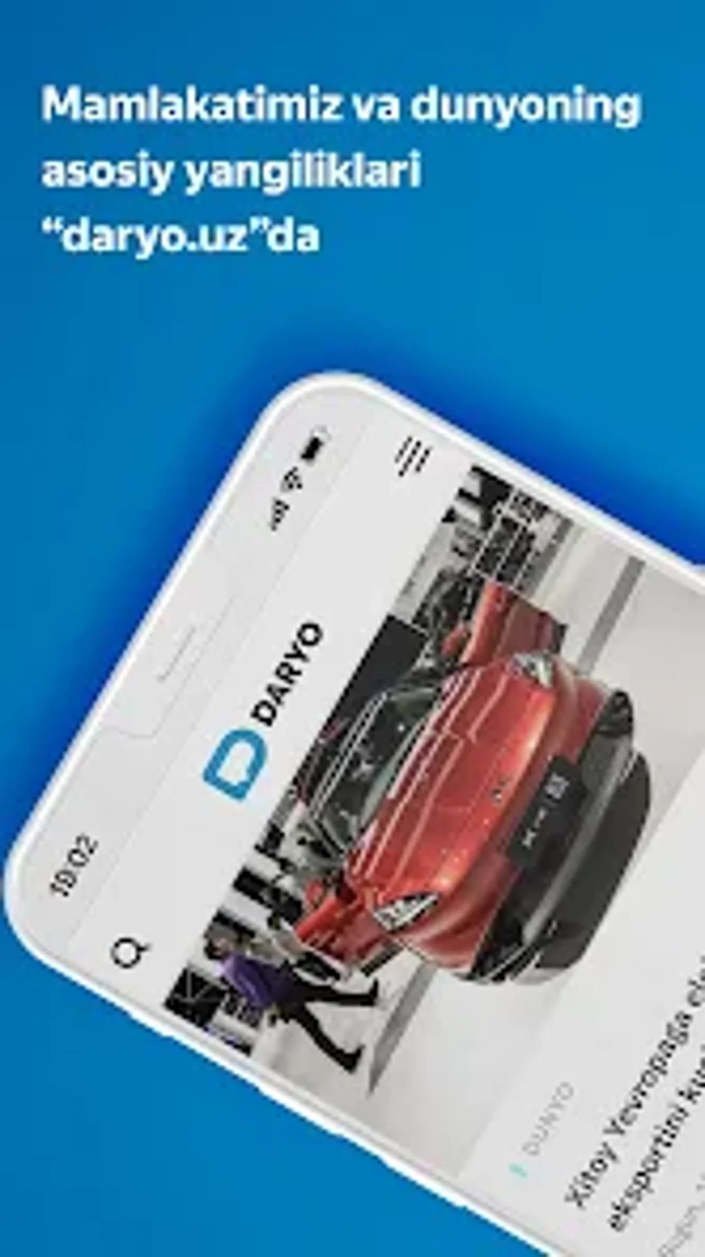 Daryo Ozbekiston xabarlari per Android - Download