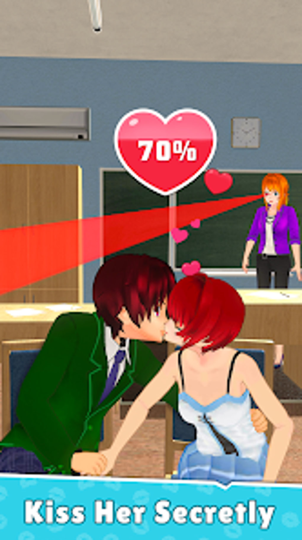 Secret Kiss: School girl Games para Android - Descargar