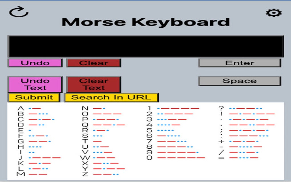 Morse Type for Google Chrome - Extension Download