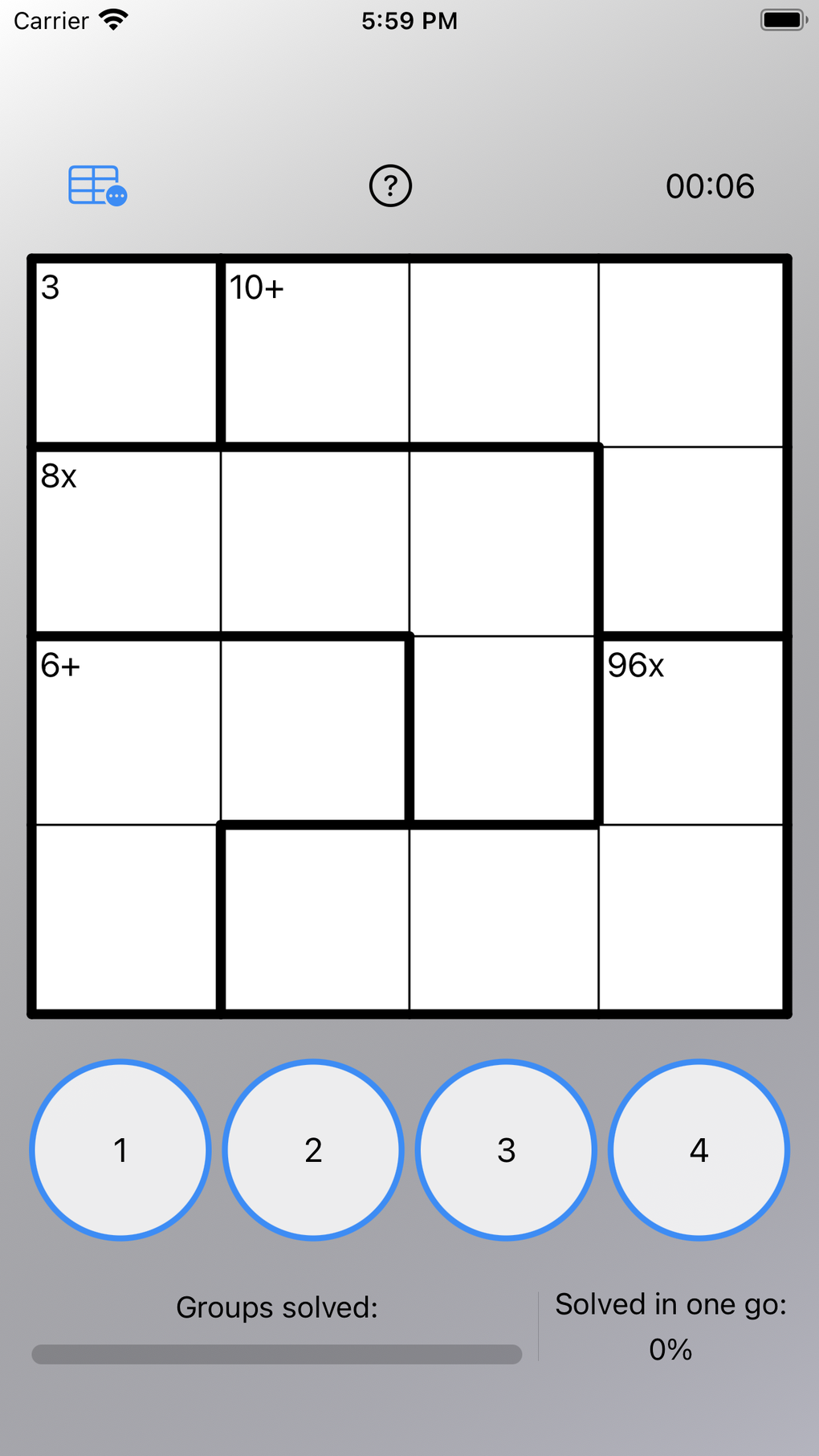 Calcudoku Puzzle for iPhone - Download