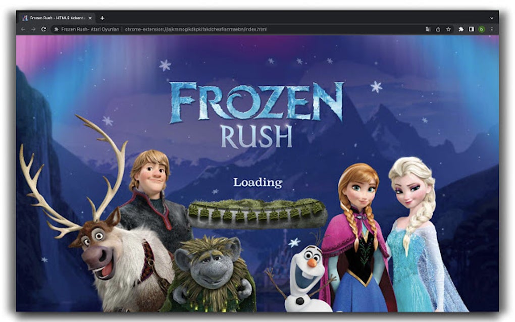 Frozen Rush - HTML5 Game for Google Chrome - Extension Download