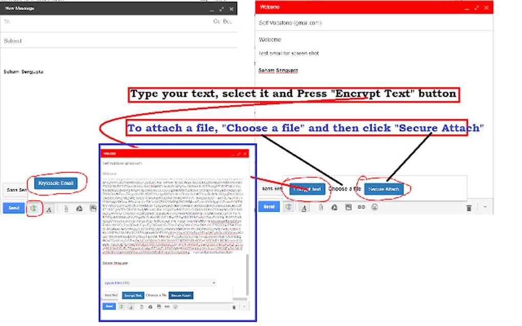 Secure Speaking Email Google Chrome 용 - 확장 프로그램 다운로드