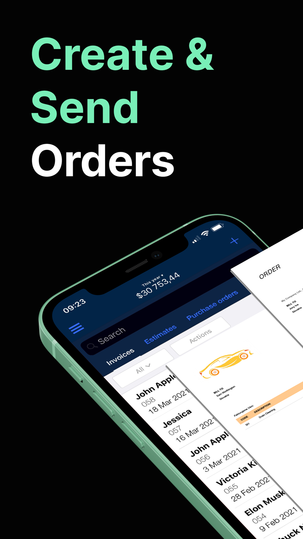 Purchase Order Maker 2 Go for iPhone - Download