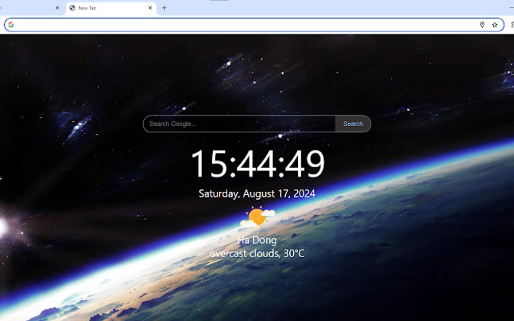 Custom newtab browser Google Chrome 용 - 확장 프로그램 다운로드