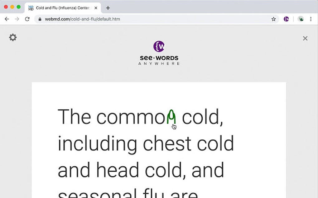 See Words: Anywhere for Google Chrome - Extension Download