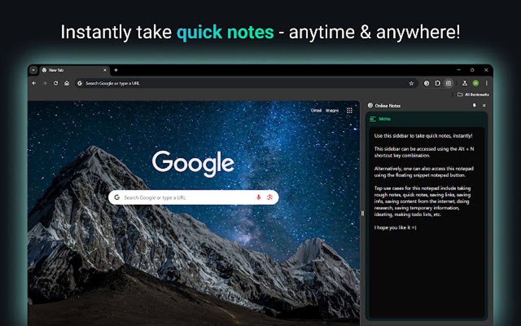 Memo Notepad สำหรับ Google Chrome - ส่วนขยาย ดาวน์โหลด