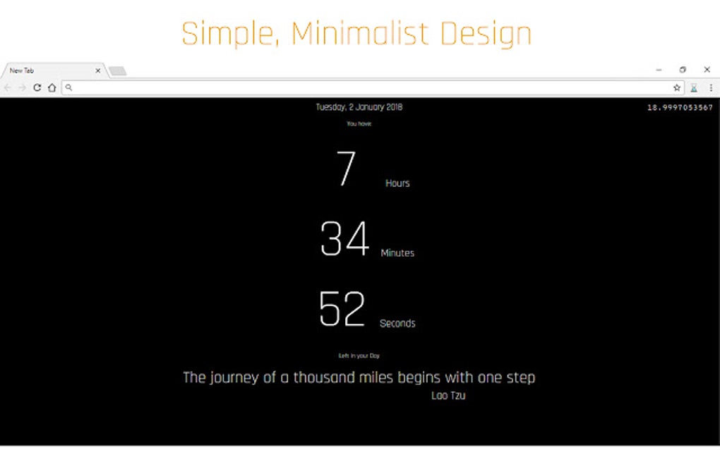 The Flow Of Time for Google Chrome - Extension Download