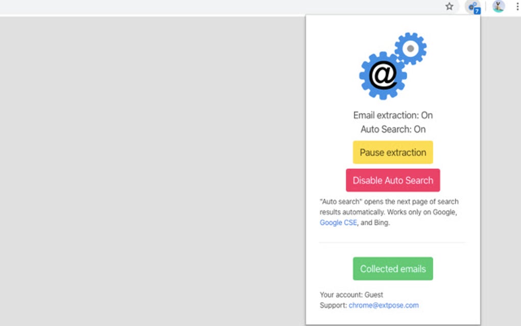 Email extract para Google Chrome - Extensión Descargar Email extract para Google Chrome - Extensión Descargar