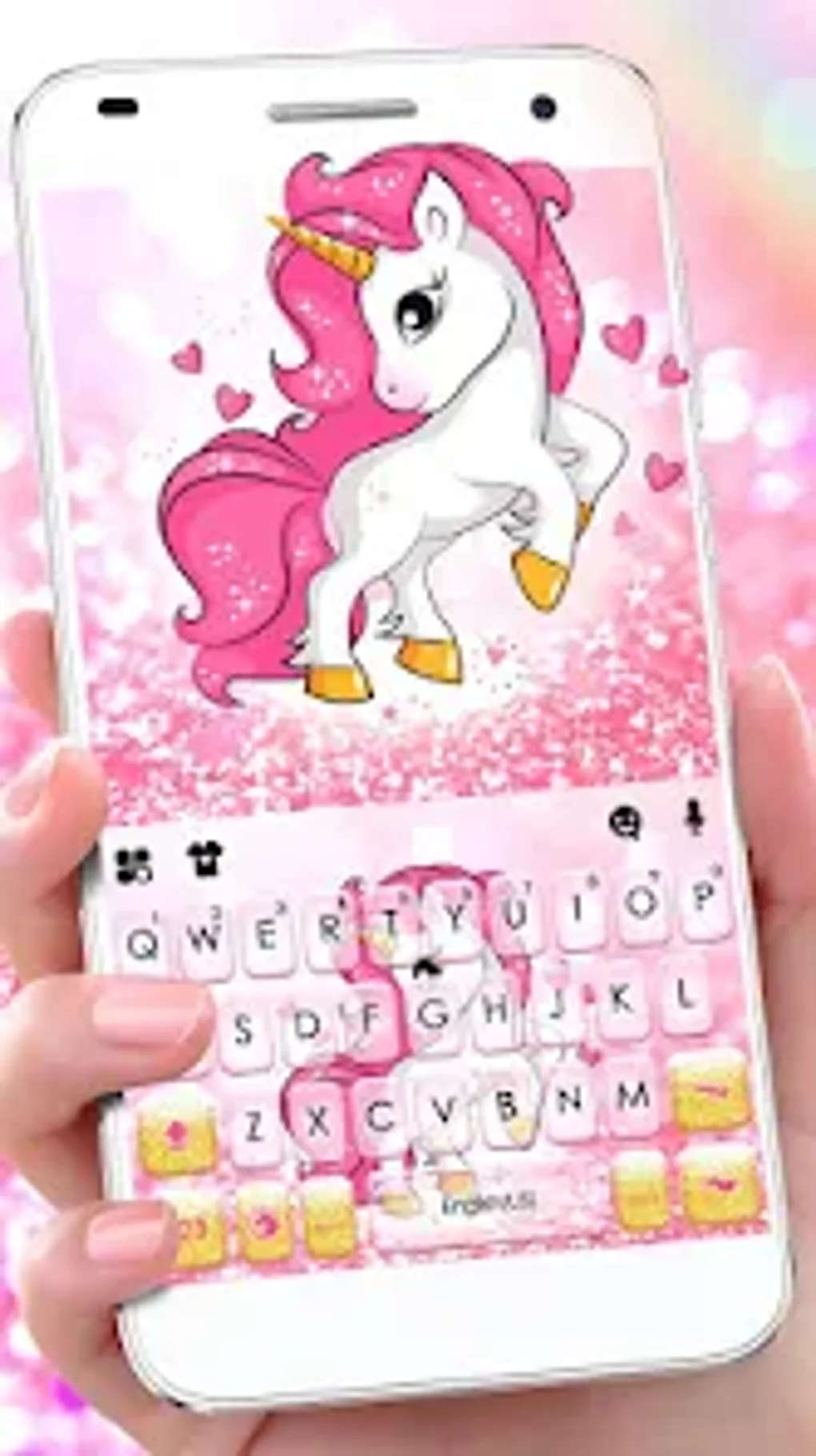 Pink Glitter Unicorn Theme for Android - Download
