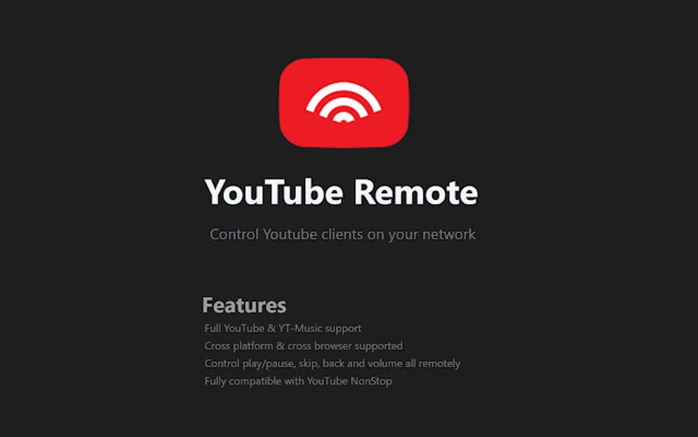YouTube Remote for Google Chrome - Extension Download