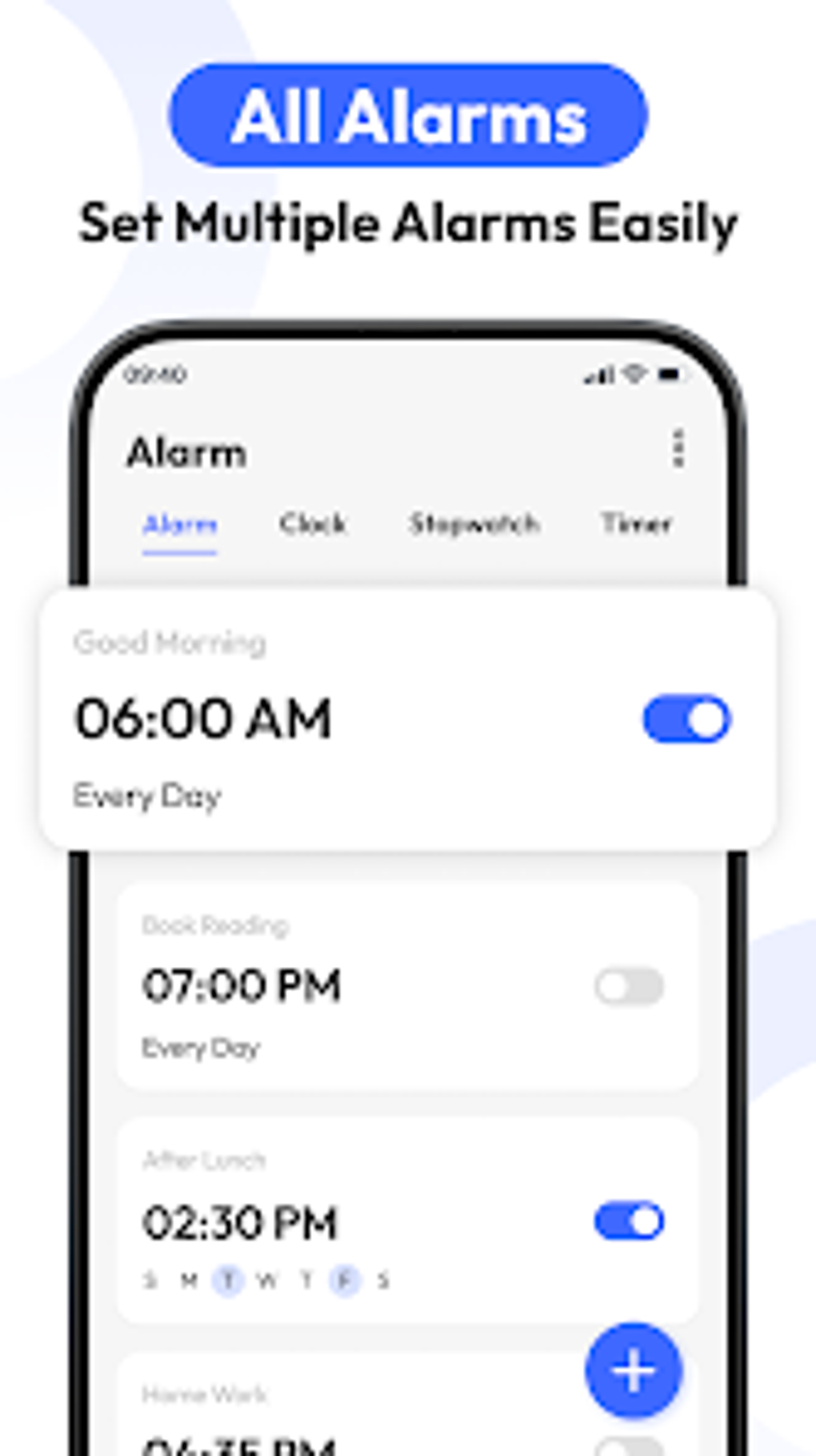 Android 용 Alarm Clock- Stopwatch Timer - 다운로드