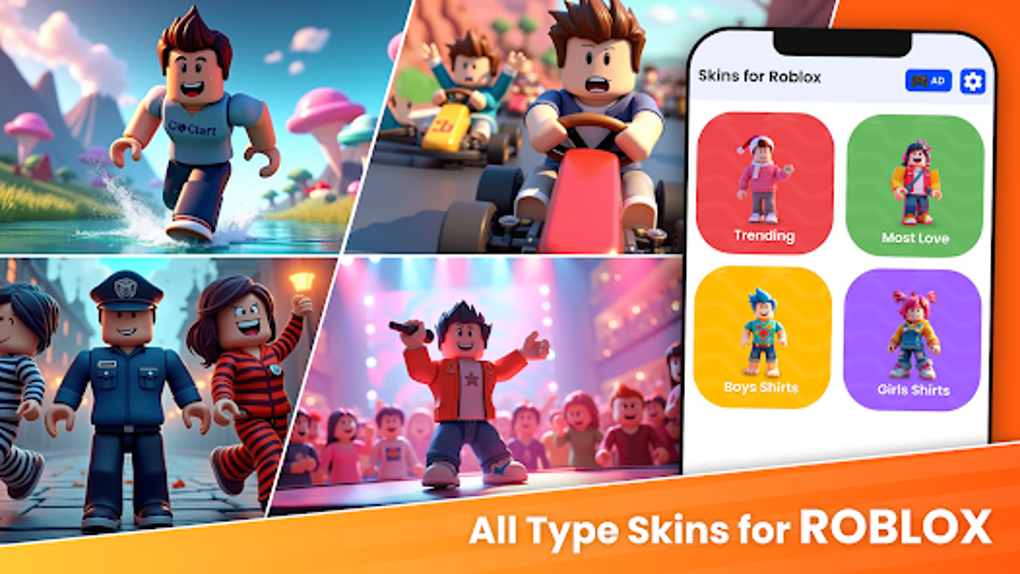 Android 용 Skins for Roblox - Clothing - 다운로드