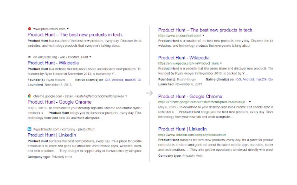 Make Google Search great again für Google Chrome - Erweiterung Download