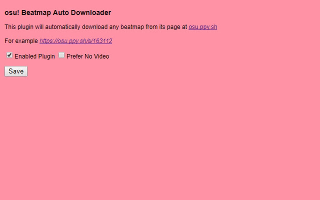 osu! Beatmap Auto Downloader para Google Chrome - Extensión Descargar