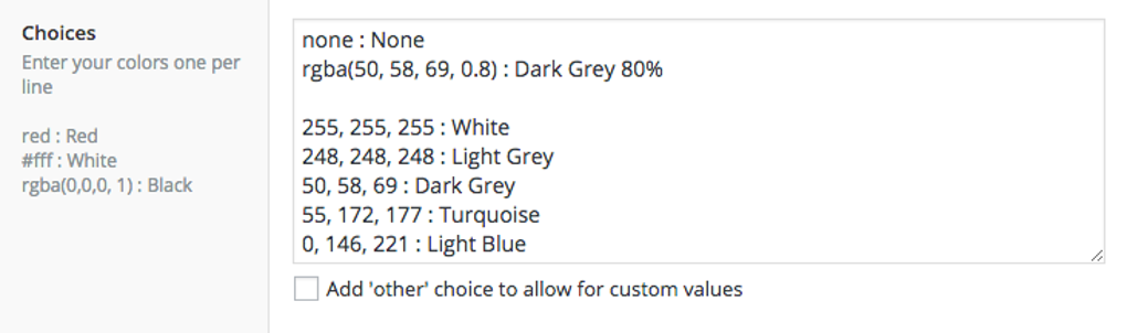 ACF Color Swatches pour WordPress - Télécharger