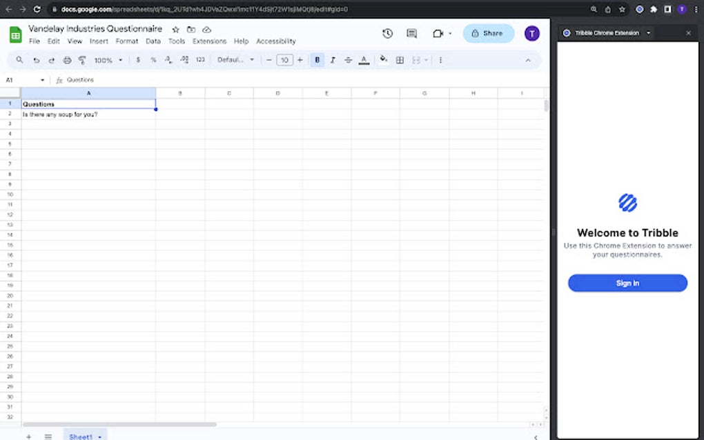 Tribble Chrome Extension para Google Chrome - Extensión Descargar