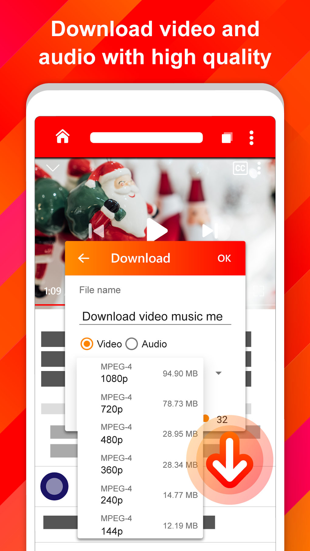 Video downloader master for Android - Download