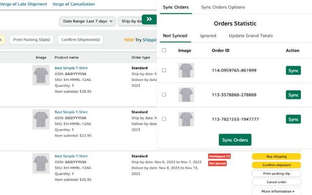 MerchBridge Amazon Helper para Google Chrome - Extensión Descargar
