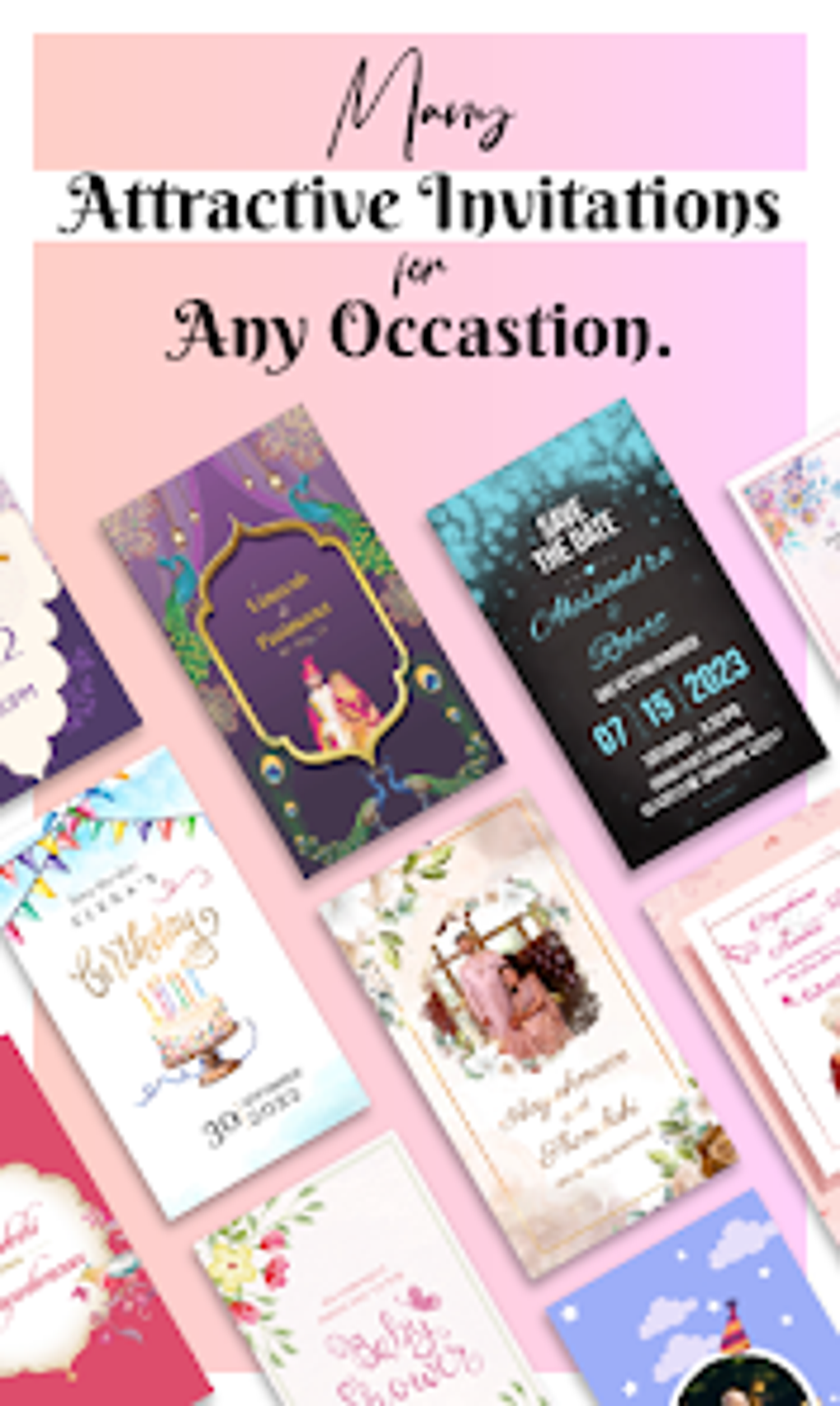 Video Invitation Maker Ecards para Android - Descargar