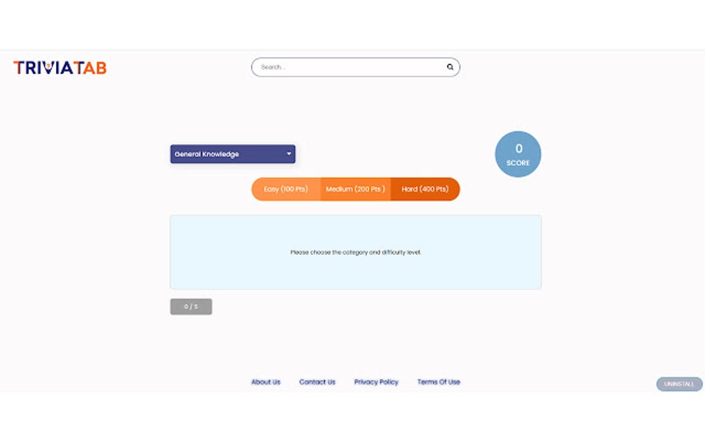 Trivia Tab for Google Chrome - Extension Download