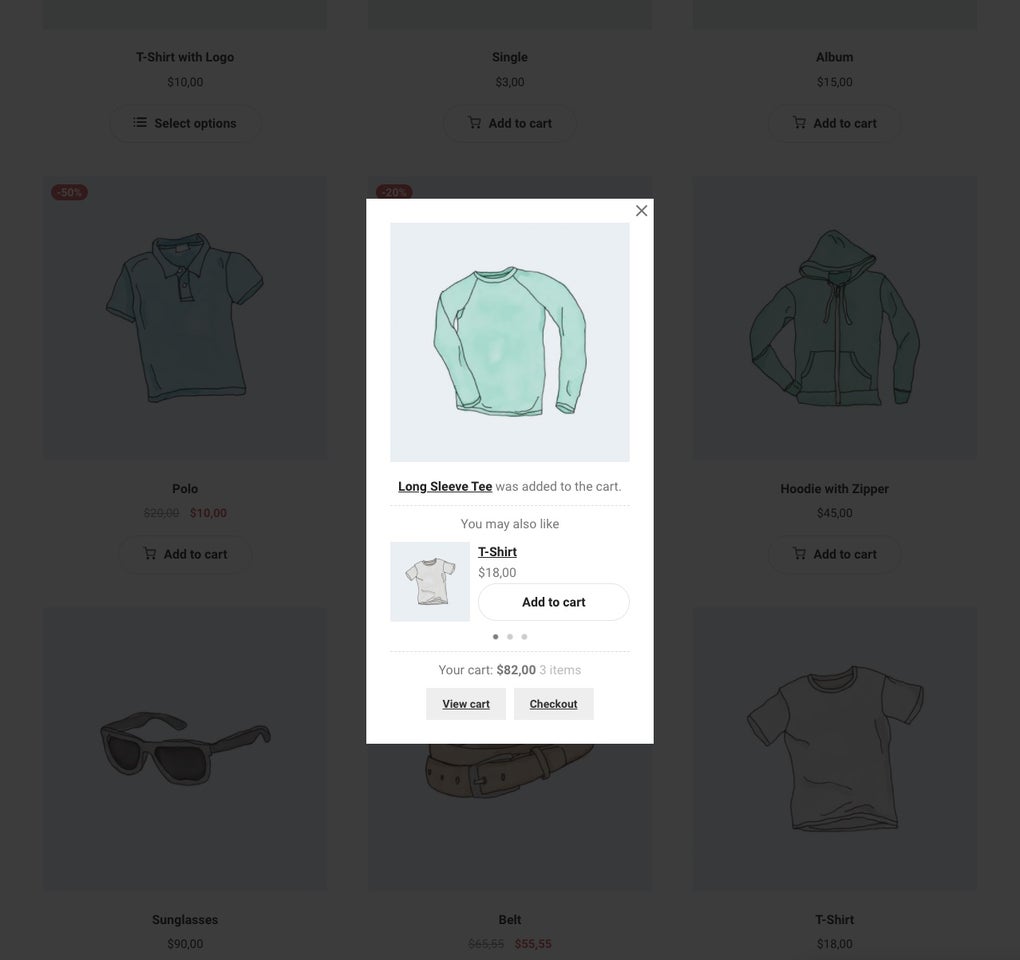 WPC Added To Cart Notification for WooCommerce para WordPress - Descargar