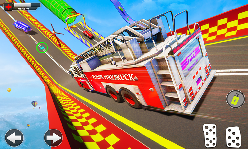 Fire Truck Transform Racing Mega Ramp Stunts Game APK for Android ...