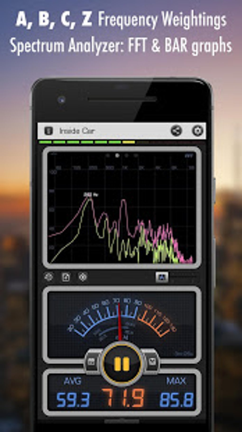 Decibel X - Sound Meter dBA Noise Detector APK สำหรับ Android - ดาวน์โหลด