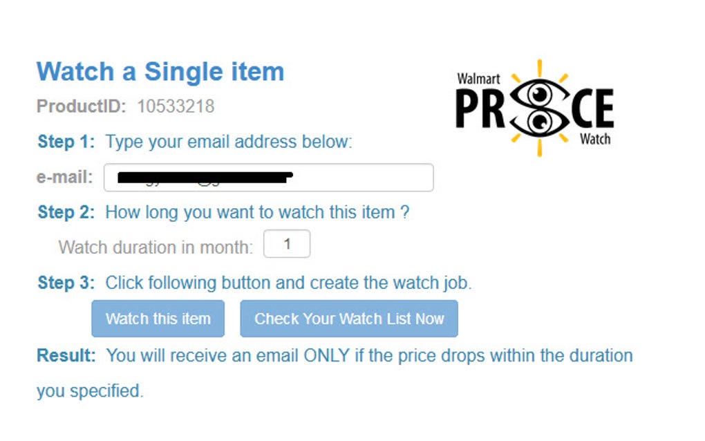 Walmart Price Watch for Google Chrome - Extension Download
