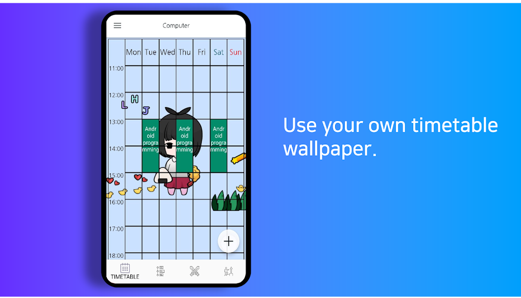 Timetable Planner with alarm for study - Damda for Android - Download