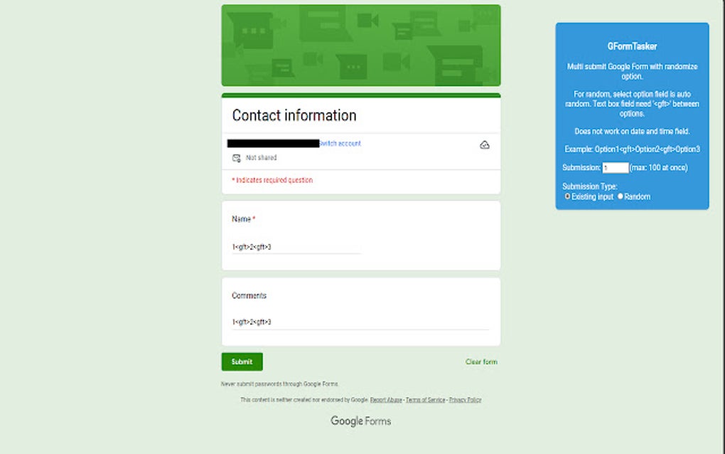 GFormTasker for Google Chrome - Extension Download