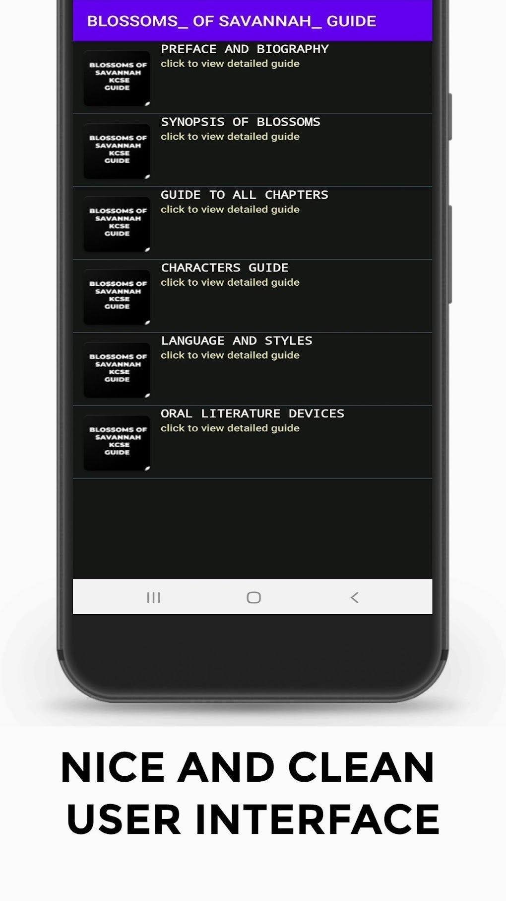 Blossoms Of The Savannah Guide for Android - Download