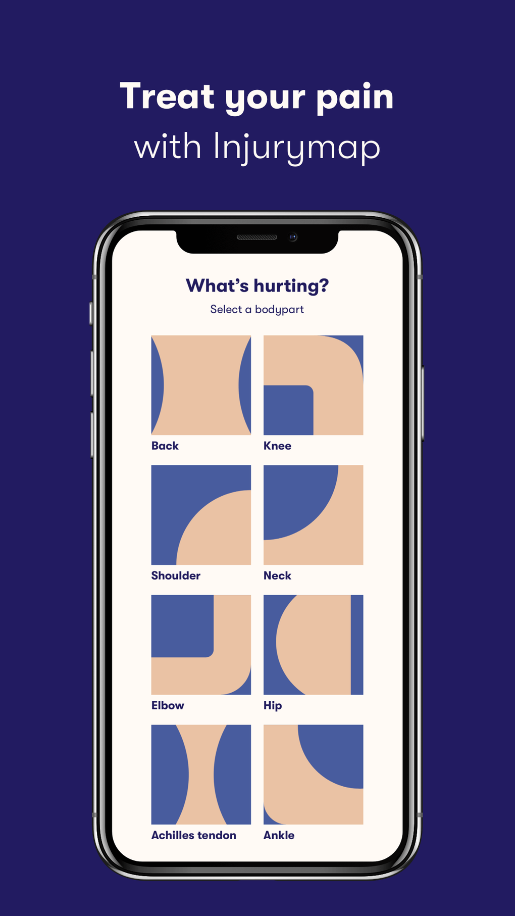 Injurymap - Physiotherapy App pour iPhone - Télécharger