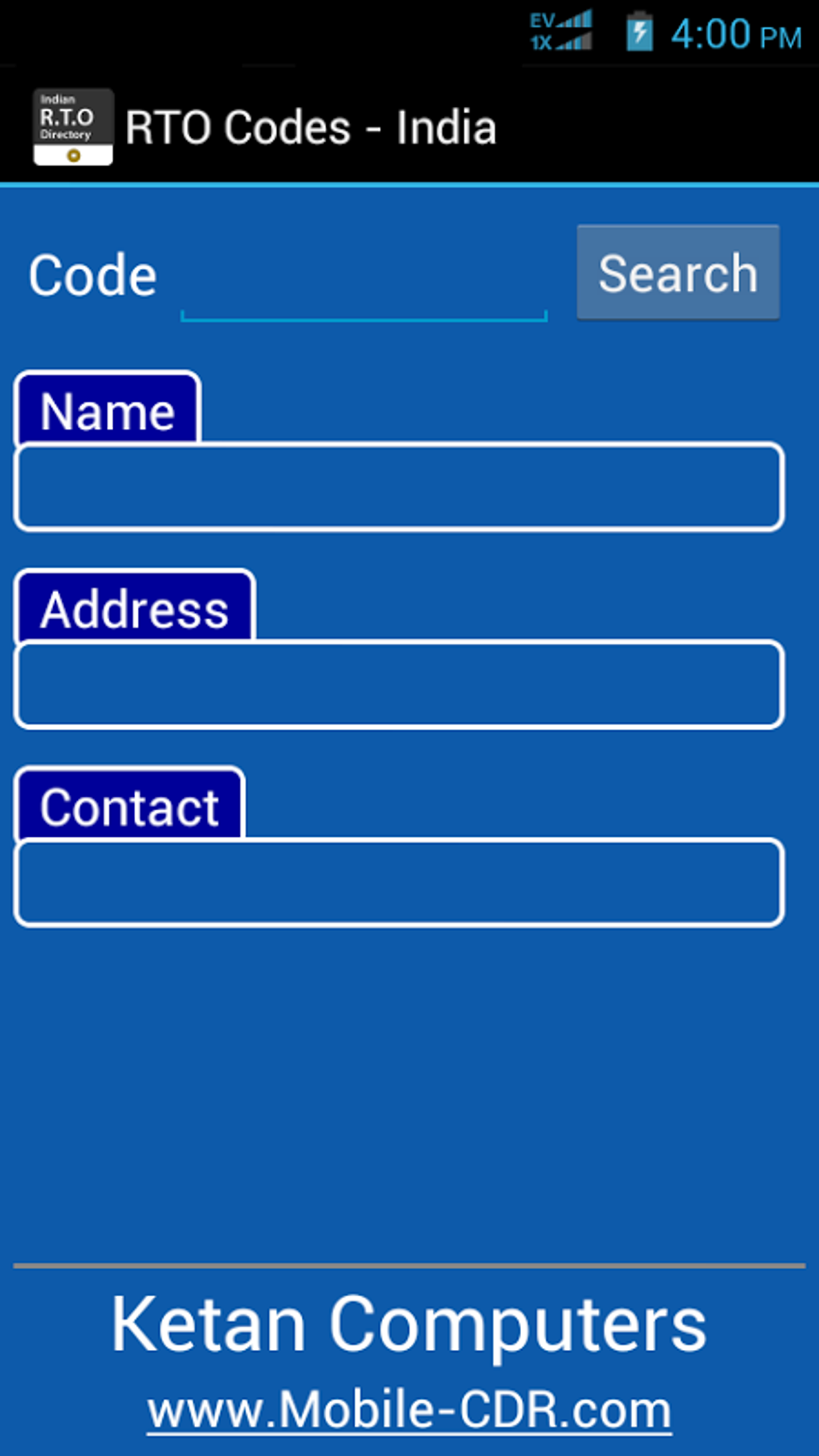 RTO Directory (India) APK para Android - Descargar