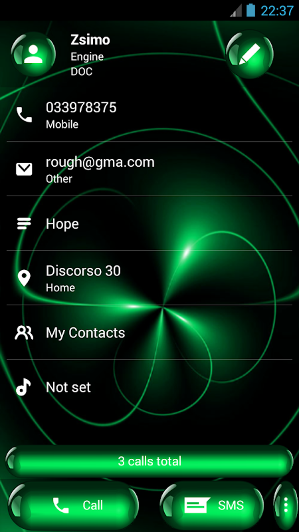 Dialer Theme Spheres Green APK for Android - Download