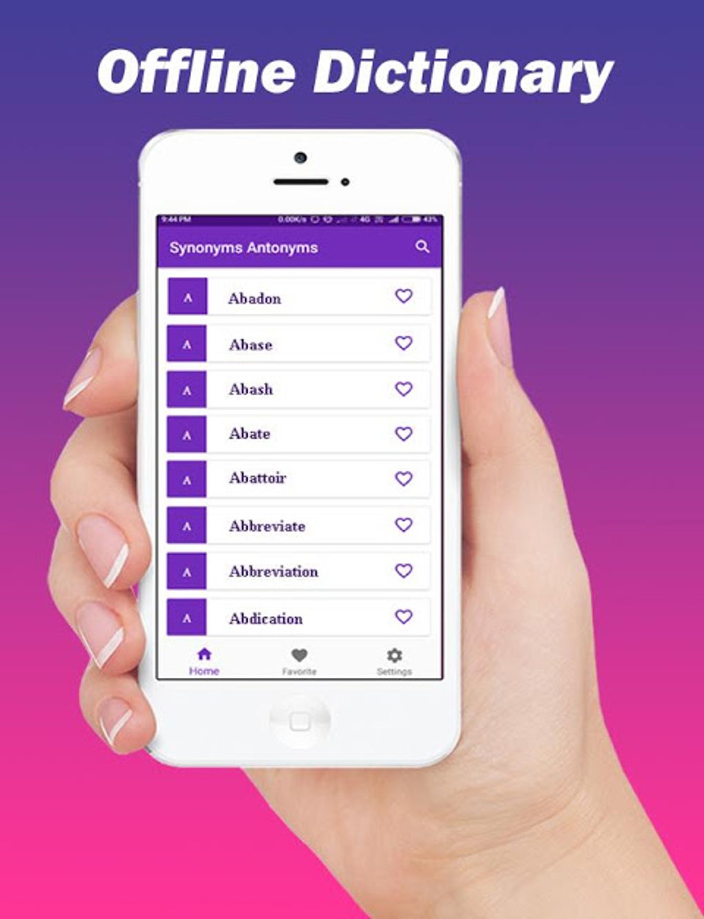 Synonyms Antonyms Dictionary APK per Android - Download