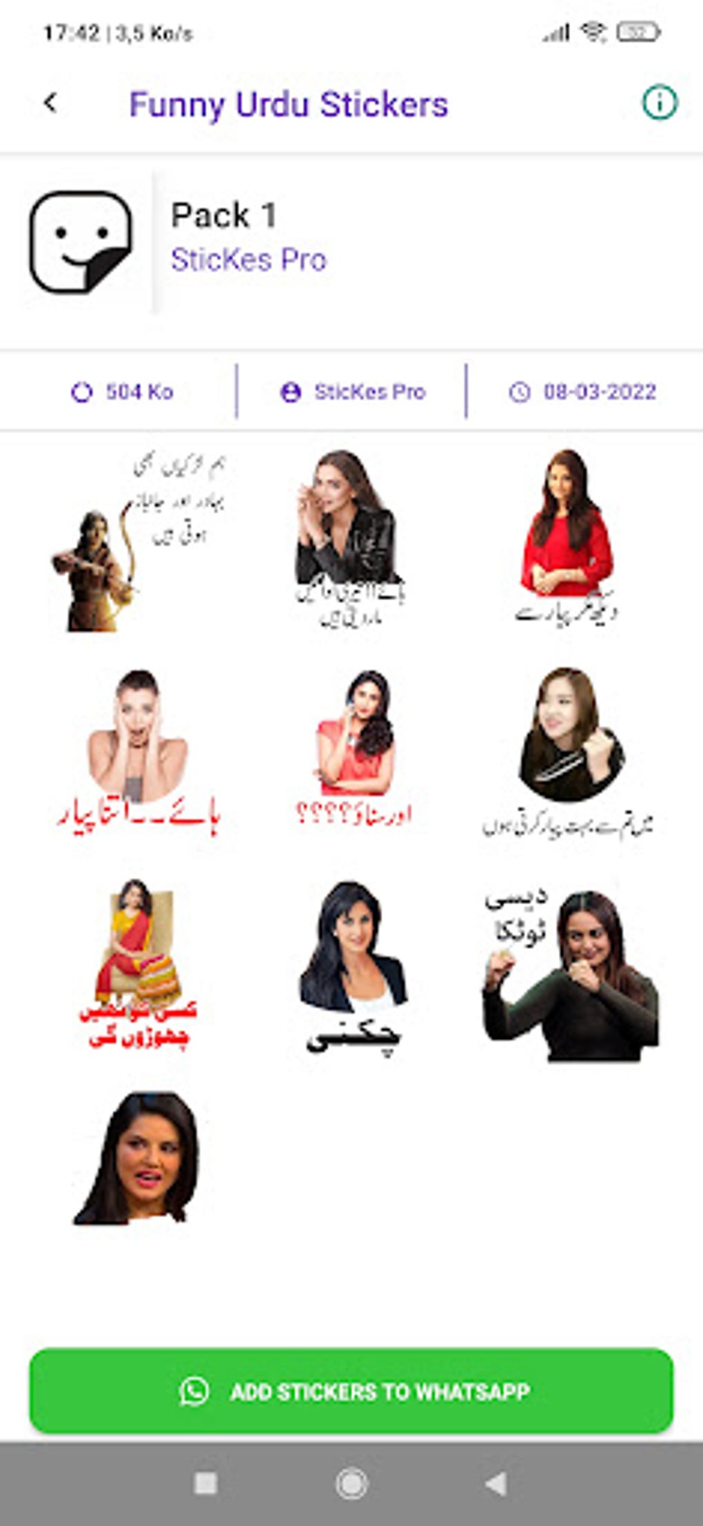Funny Urdu Stickers for Android - Download