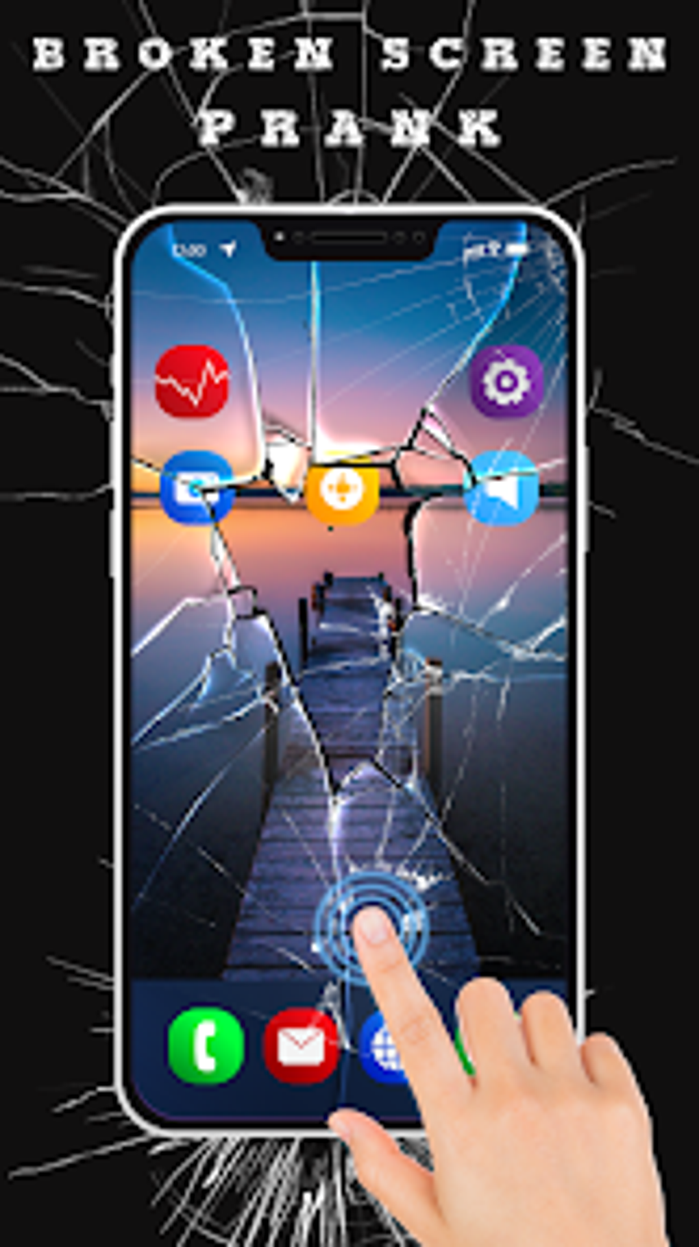 Broken Screen Wallpaper Prank pour Android - Télécharger